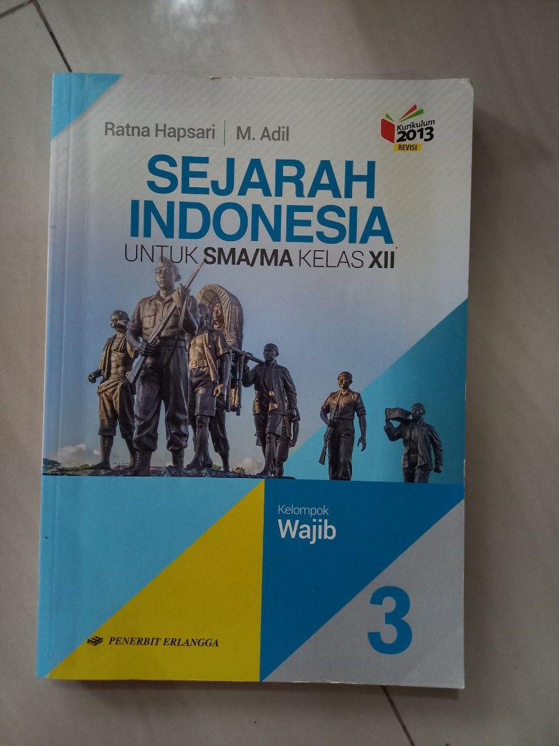 Buku paket pelajaran kelas 12/3 SMA/buku paket matematika/sejarah/sejarah indonesia/bahasa ...