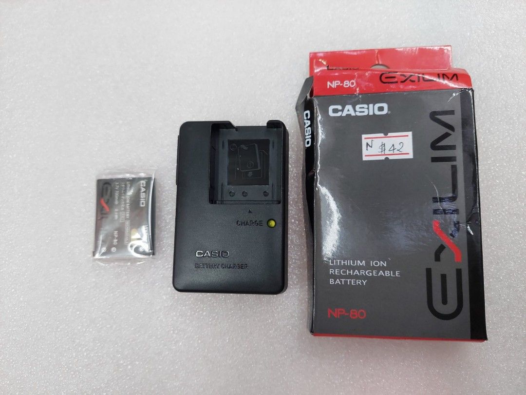 Casio Exilim NP-80 Lithium Ion Rechargeable Battery for Casio Digital ...