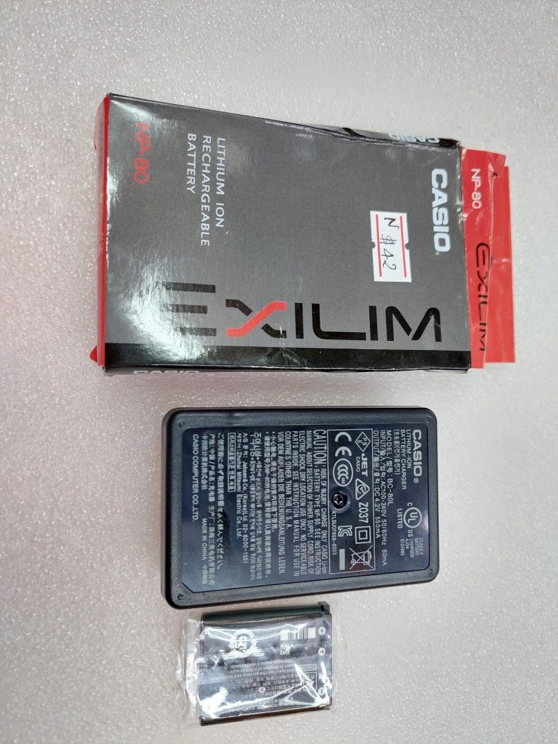 Casio Exilim Np Lithium Ion Rechargeable Battery For Casio Digital Camera Photography