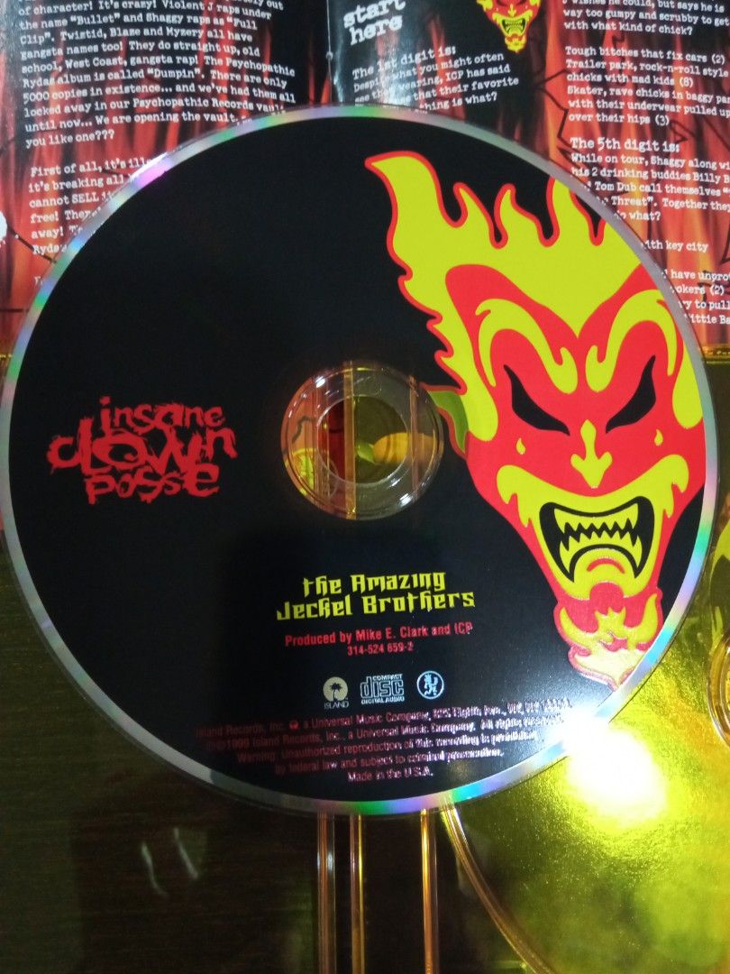 CD Insane Clown Posse - The amazing jackel brothers (special edition ...