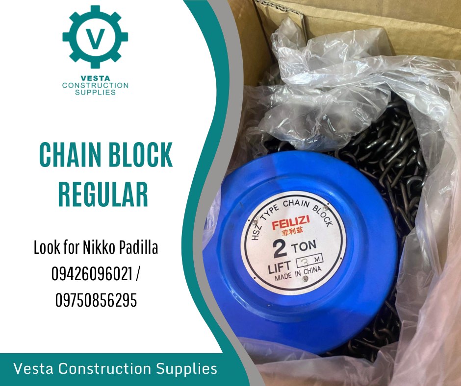 Chain Block (Regular), Commercial & Industrial, Construction Tools ...