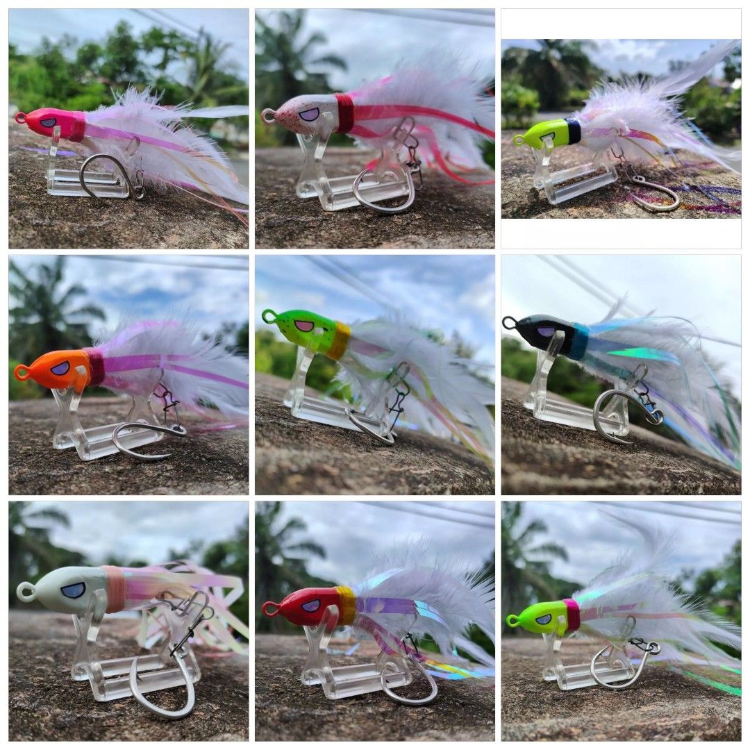 Chicken Feather Jig aka Tenggiri Killer not Shimano, Daiwa, stella ...