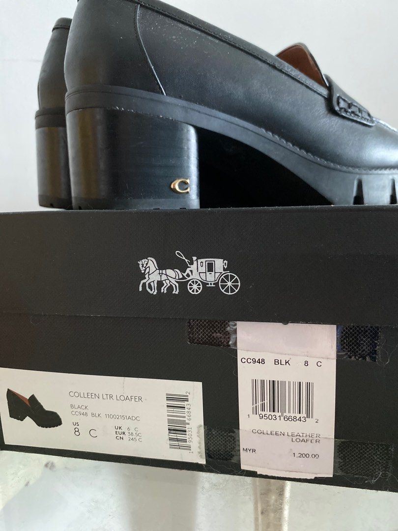 COACH LOAFERS platform, Women's Fashion, Footwear, Loafers on Carousell