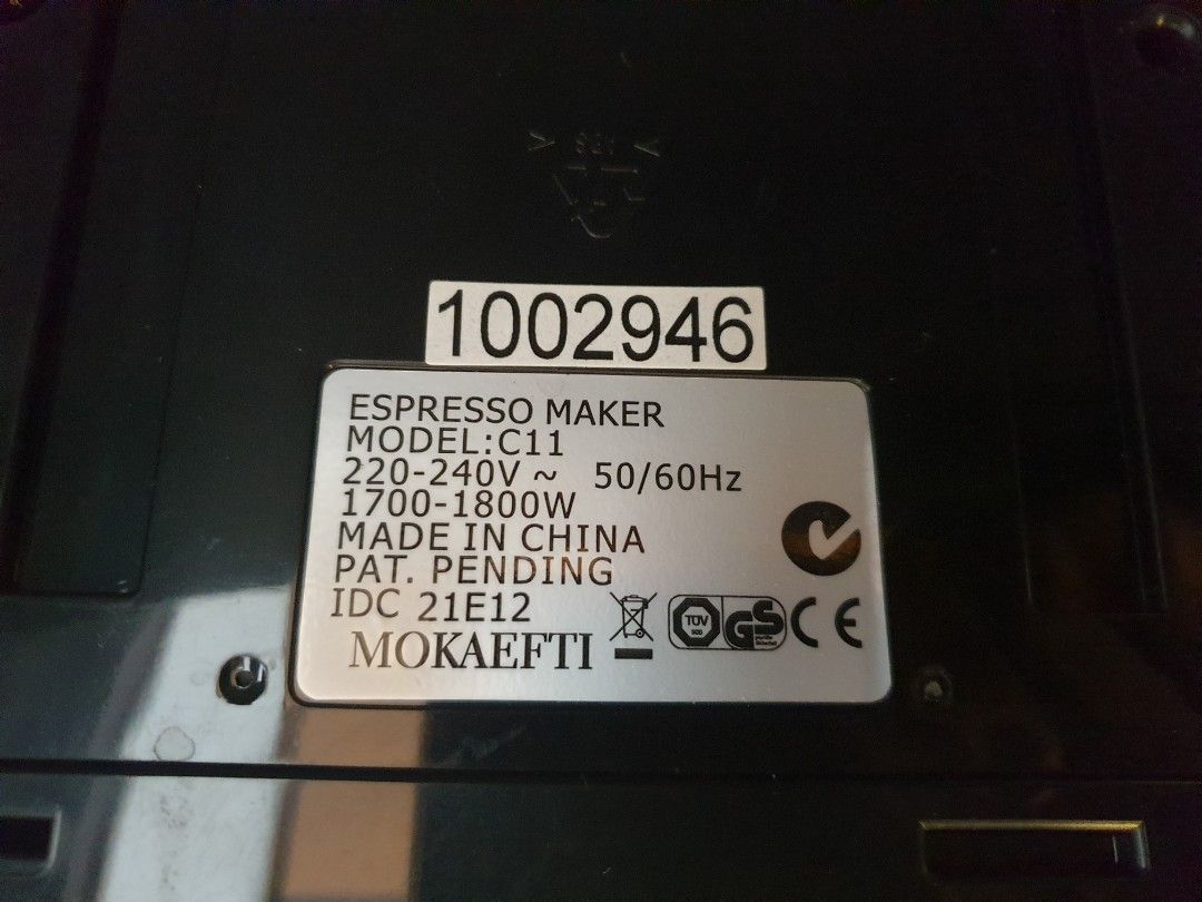 Coffee Machine Pitti Caffe Espresso machine C11, Furniture & Home ...