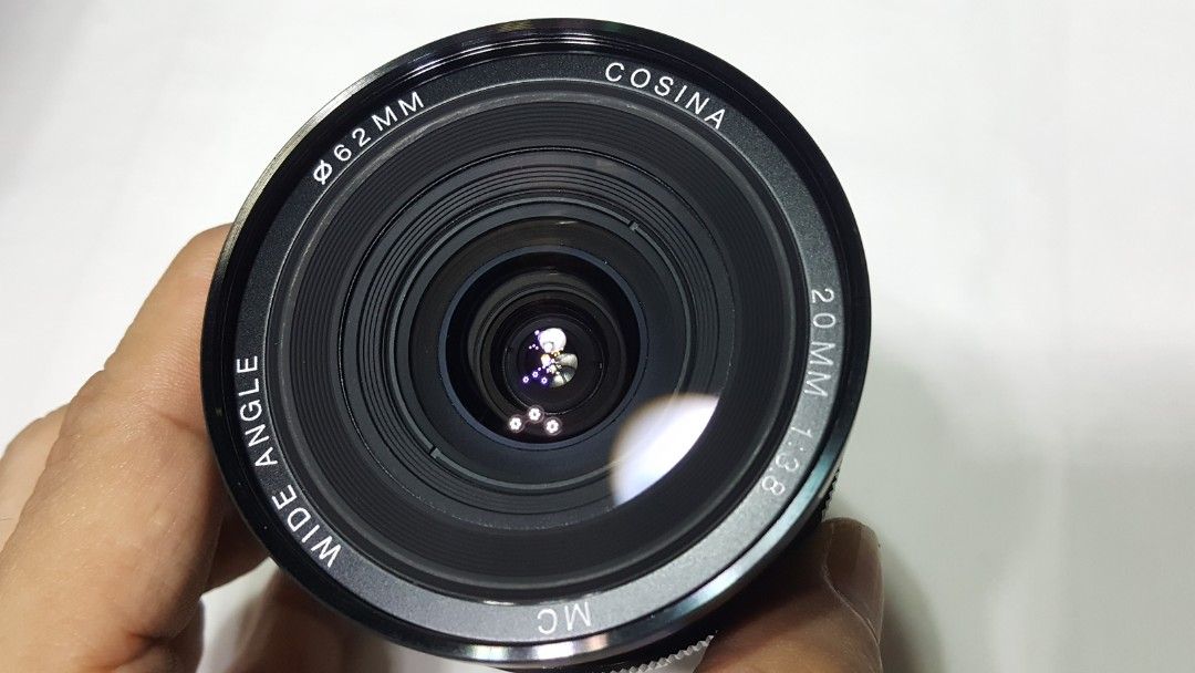 Cosina 20mm f3.8 MC Wide Angle lens Yashica/Contax bayonet mount (metal ...