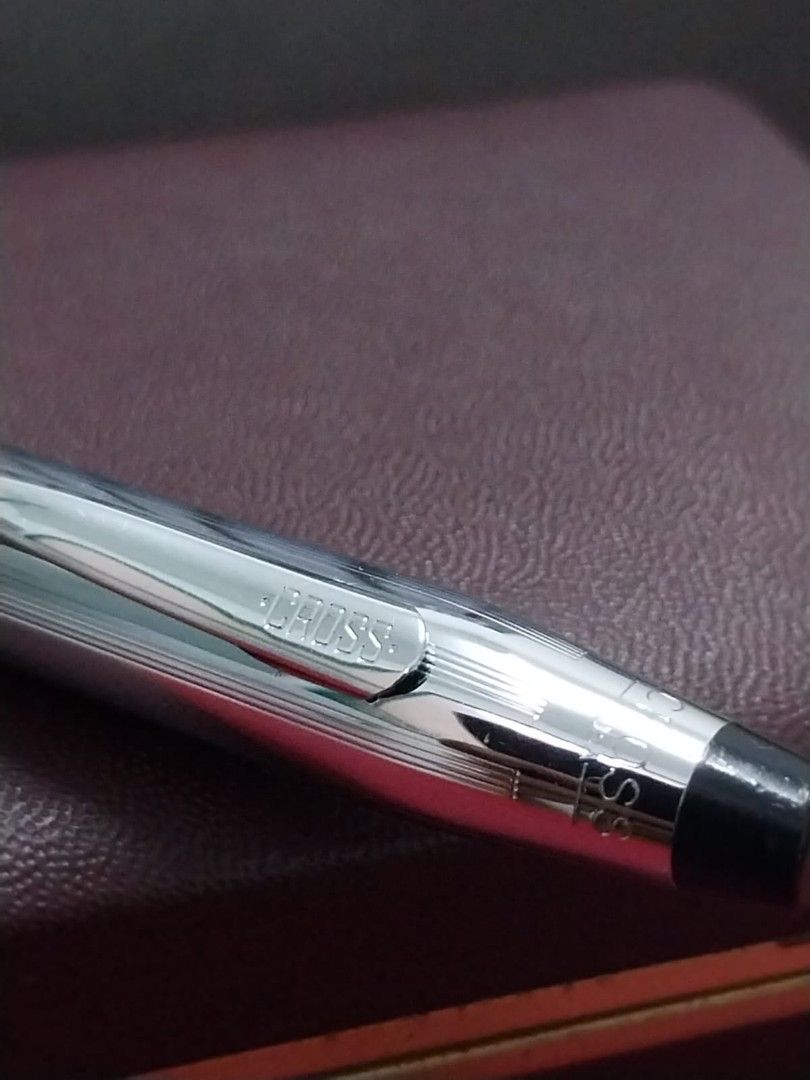 CROSS ATX Pure 885-2 Refillable Metal Chrome Ballpoin, Buku & Alat ...