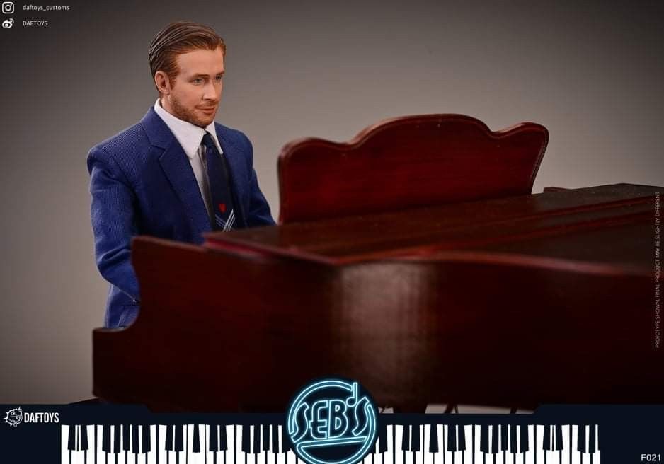 DAFTOYS F021DX 1/6 SCALE SEB'S FIGURE WITH PIANO - LA LA LAND SEBASTIAN ...