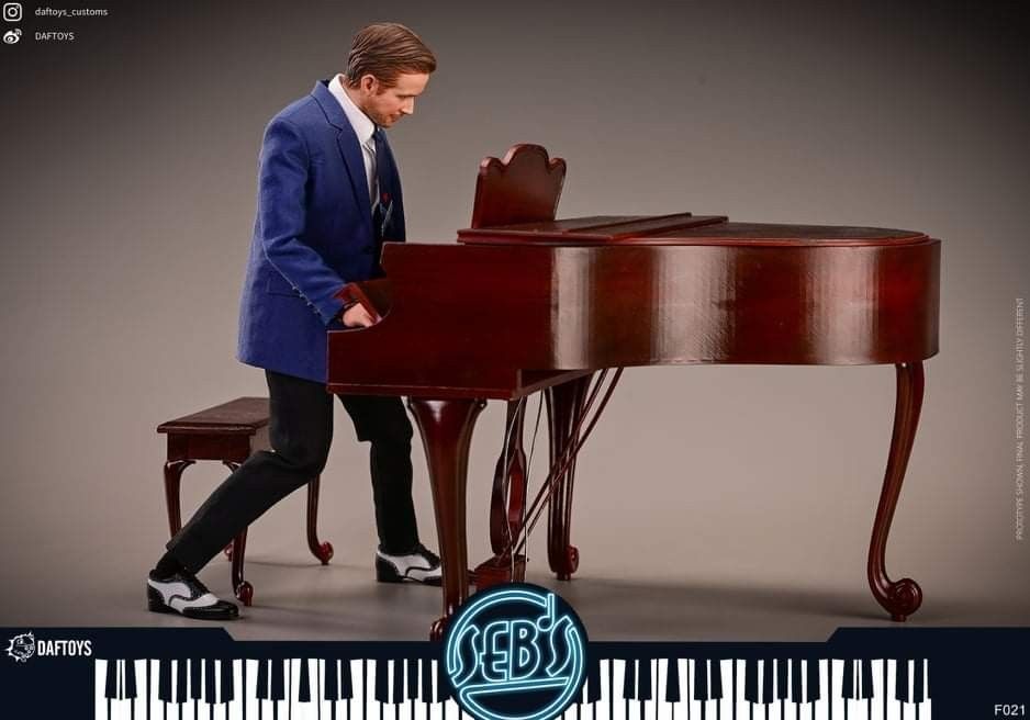 DAFTOYS F021DX 1/6 SCALE SEB'S FIGURE WITH PIANO - LA LA LAND SEBASTIAN ...