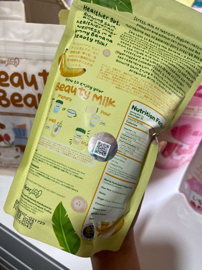 Dear Face - Beauty Milk Collagen Drink, Health & Nutrition, Health ...