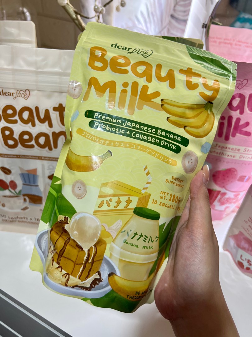 Dear Face - Beauty Milk Collagen Drink, Health & Nutrition, Health ...