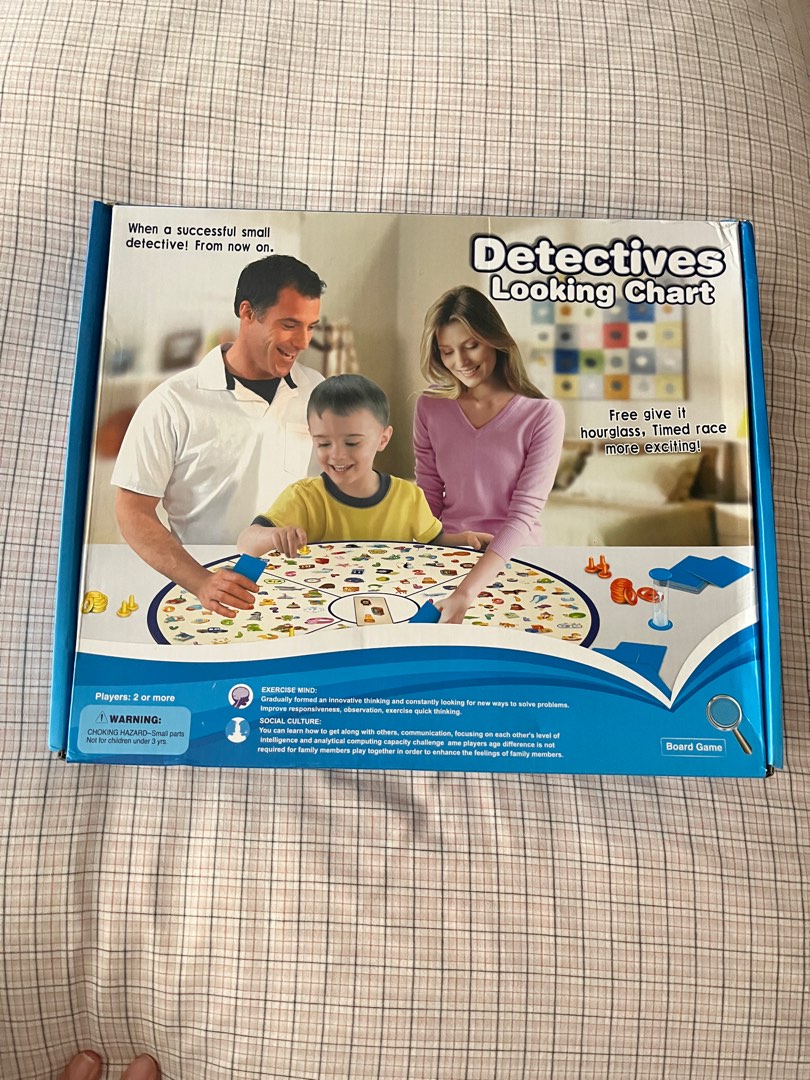 Detectives Looking Chart, Hobbies & Toys, Toys & Games on Carousell