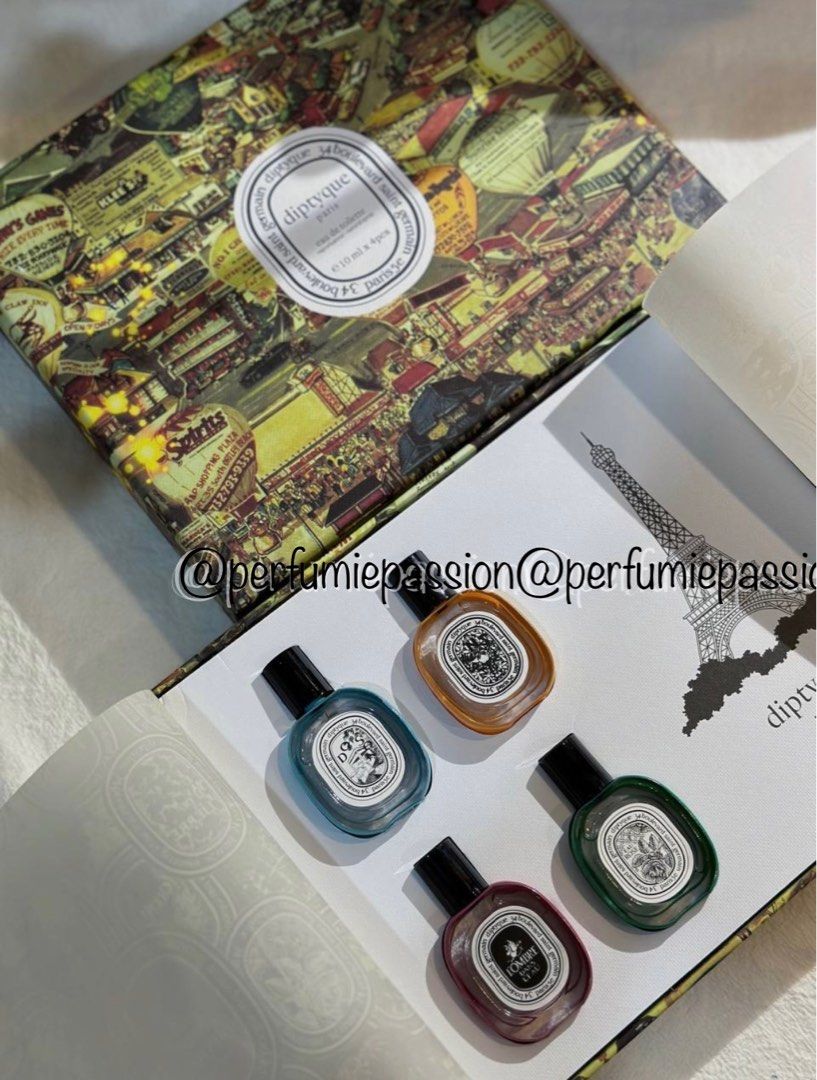 Diptyque Miniature Travel Gift Set, Beauty & Personal Care, Fragrance ...