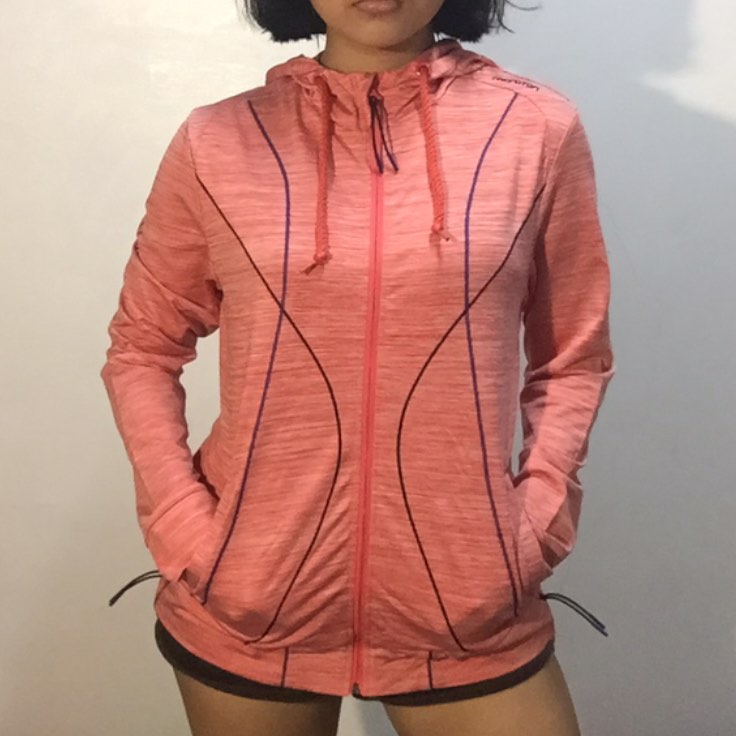 dry-fit jacket sportswear with hoodie, Women's Fashion, Activewear on ...