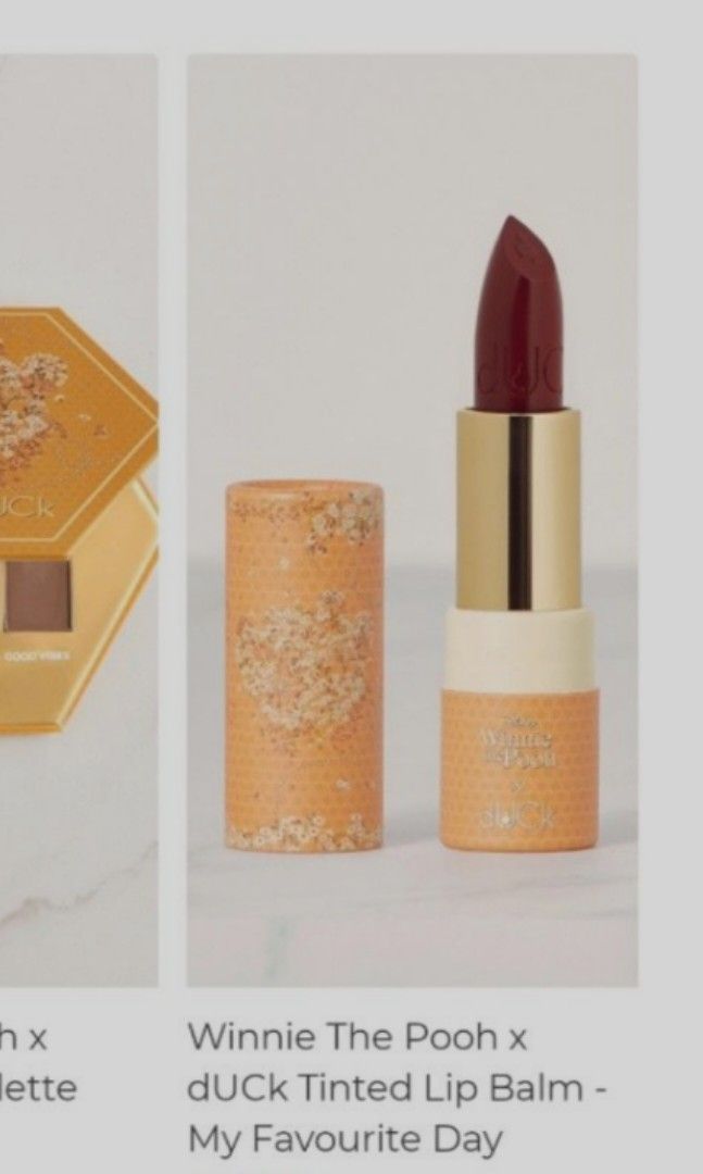 Duck lip balm Winnie the pooh / face palette, Beauty & Personal Care ...