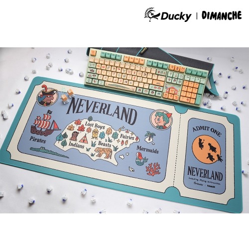**(Keyboard not included)** Ducky x Dimanche Peter Pan Neverland XL ...