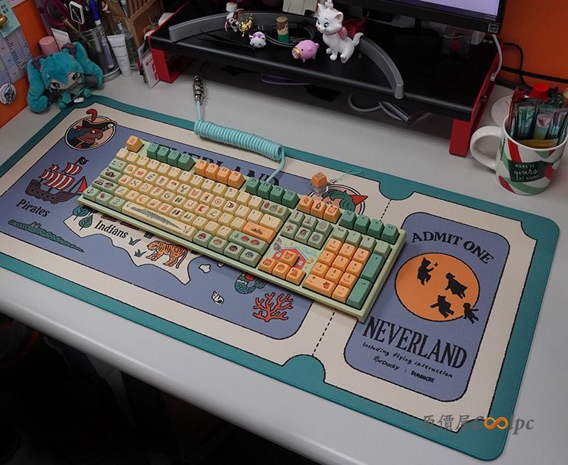 **(Keyboard not included)** Ducky x Dimanche Peter Pan Neverland XL ...