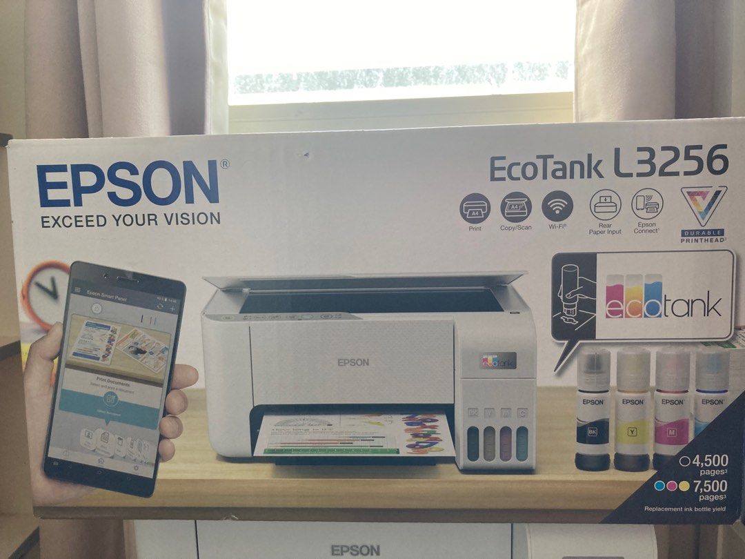 EPSON L3256 printer with scanner and wifi, Computers & Tech, Printers ...