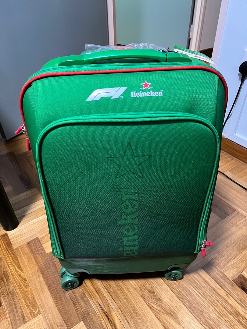 F1 X Heineken Cabin Luggage, Hobbies & Toys, Travel, Luggage on Carousell