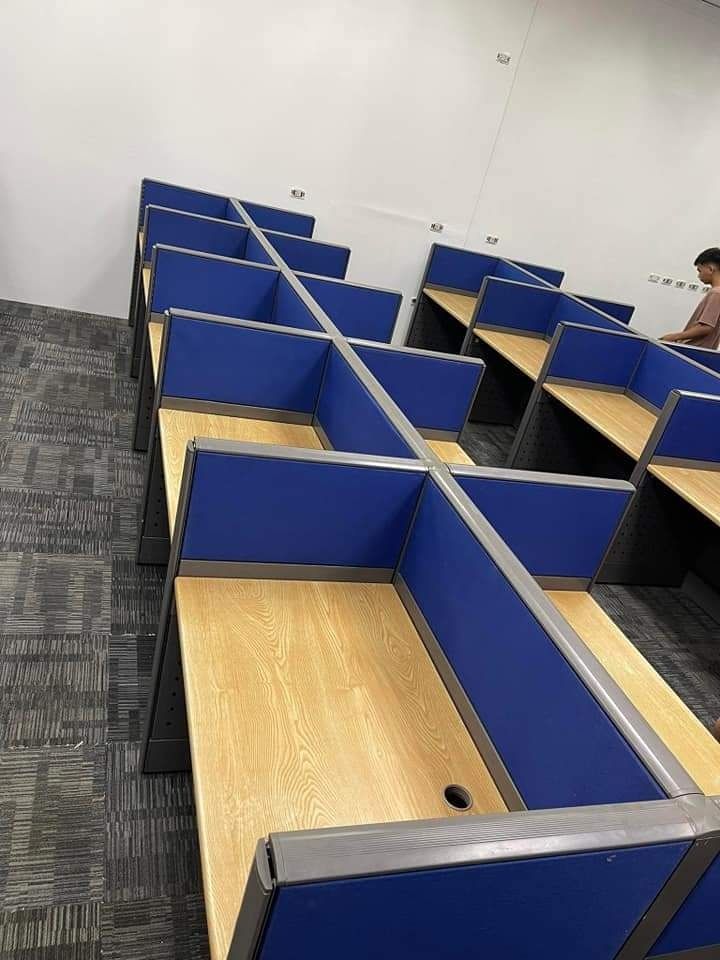 FABRIC WITH PERFORATED CUBICLES - PARTITION PANEL, Furniture & Home ...