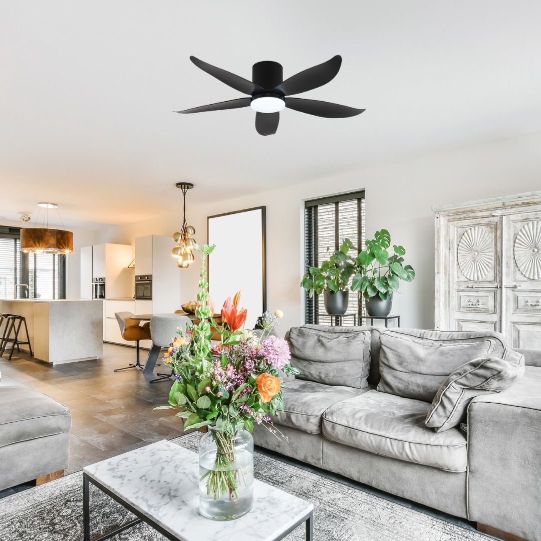 FANCO CO-FAN Rito 5 DC Motor 5 Blade Ceiling Fan with 3 Tone LED Light ...