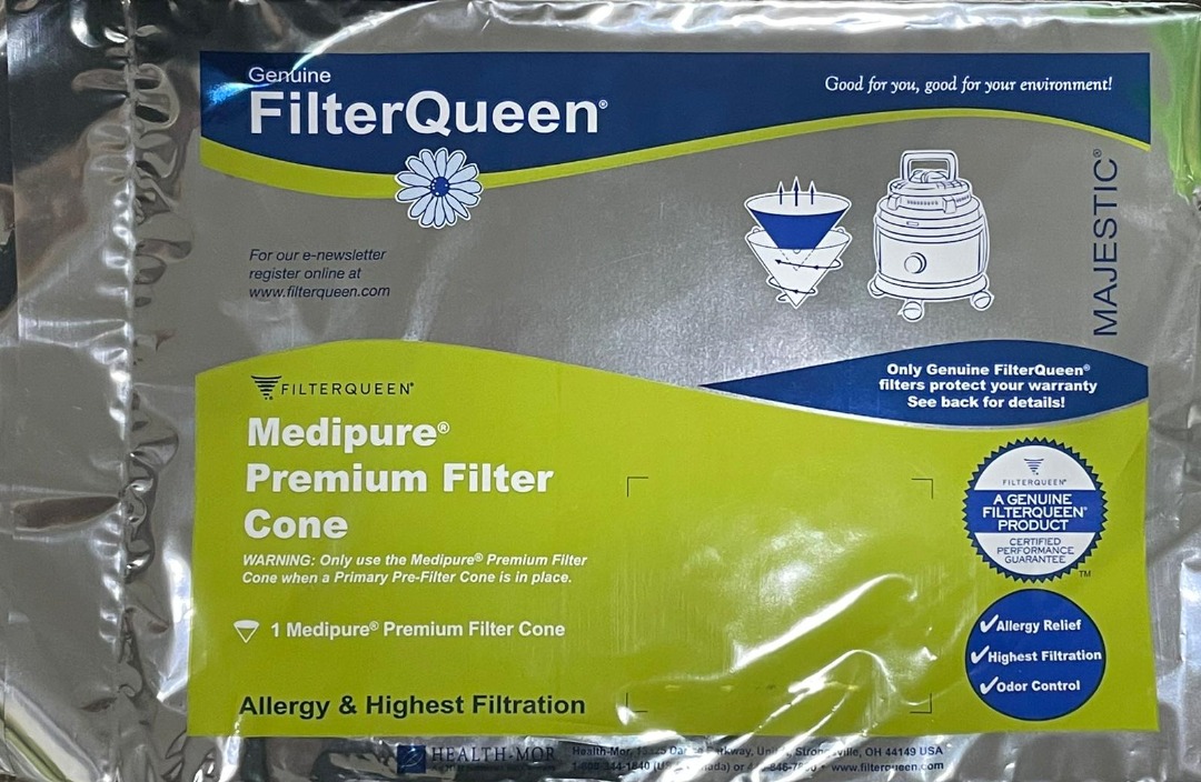 FilterQueen Medipure Premium Filter Cone, Furniture & Home Living, Cleaning & Homecare Supplies ...