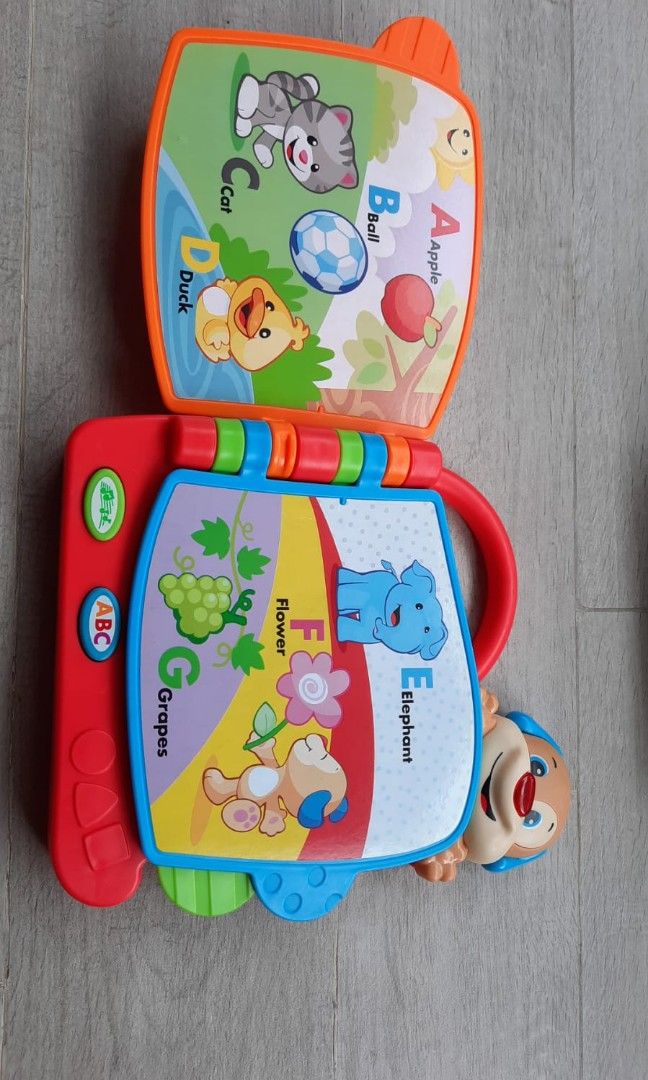 Fisher price laugh and learn puppy counting ABC 123, Babies & Kids ...