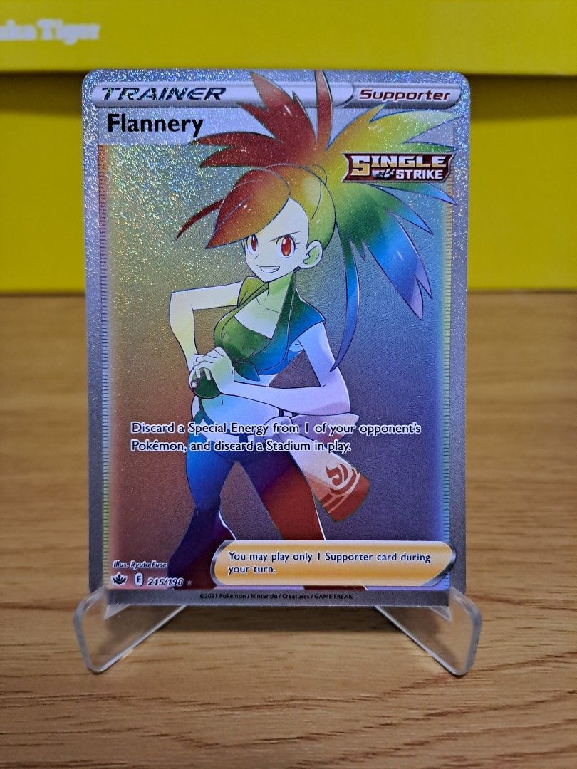 Flannery Rainbow Rare Pokemon Card, Hobbies & Toys, Toys & Games on Carousell