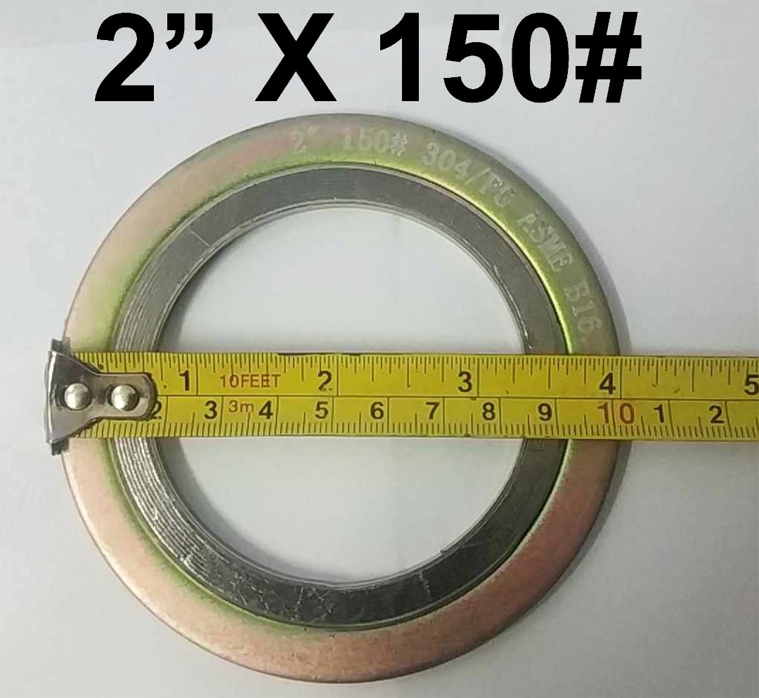 FLEXITALLIC GASKET 2" X 150# SPIRAL WOUND GASKET 304 ASME B16.20 --------------- 2 ...
