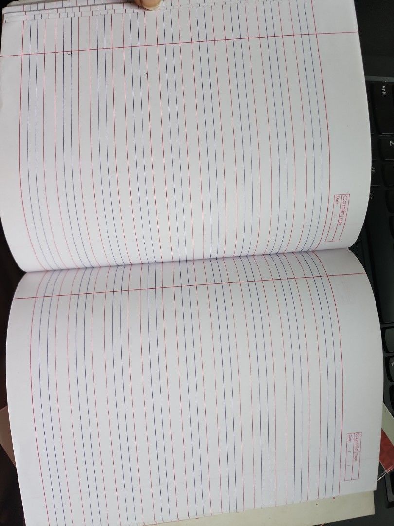 Four line notebook handwriting four lines hand writing note, Hobbies ...