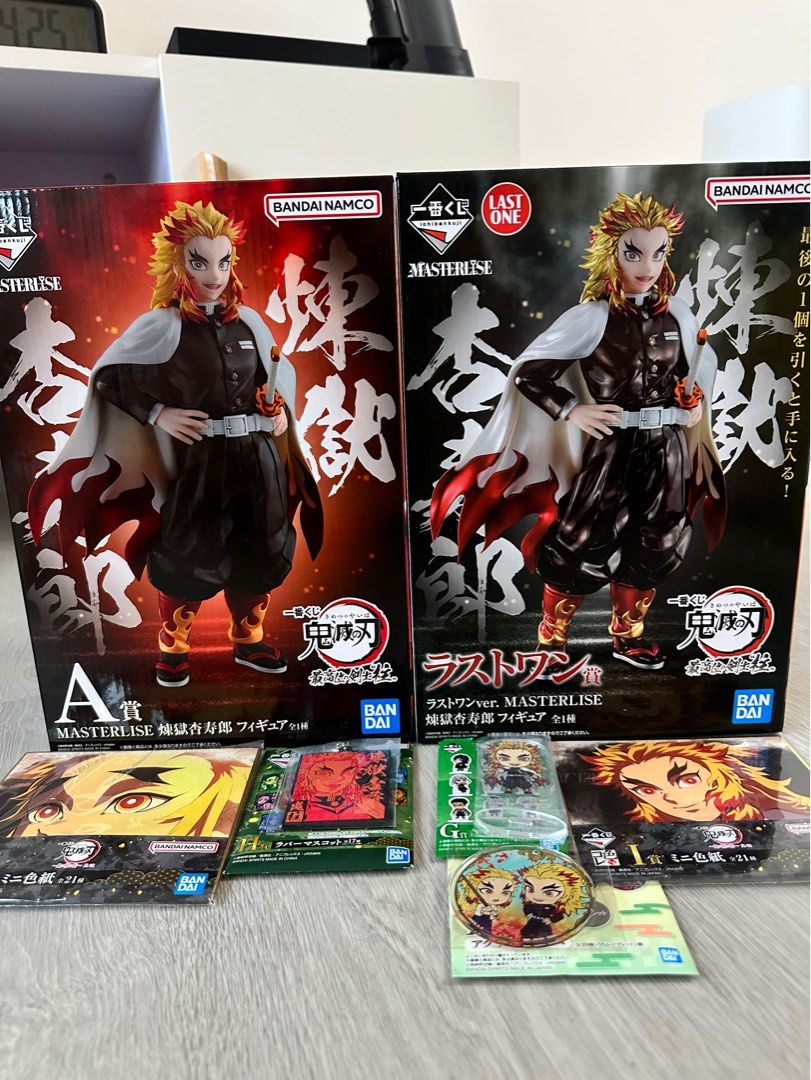 Demon Slayer - The Hashira | Rengoku A Prize and Last Prize Kuji with ...