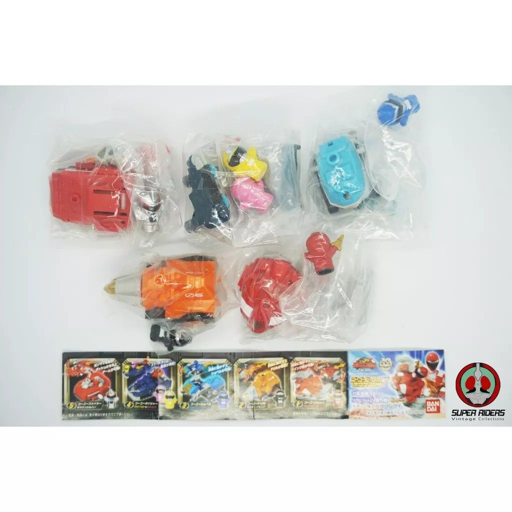 Gashapon GoGo Sentai Boukenger Vehicle (complete set of 5) | Power ...