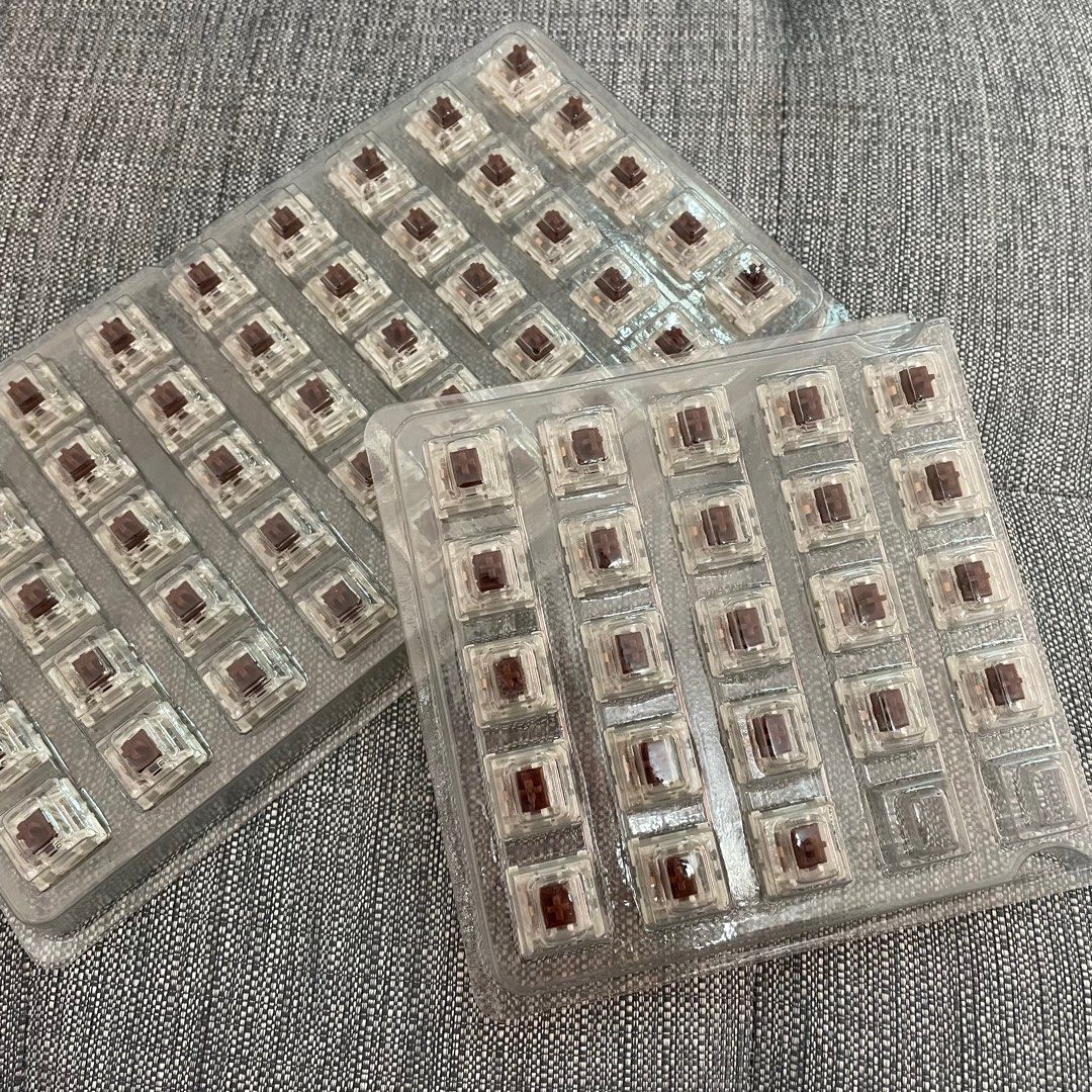 GATERON BROWN SWITCHES FOR HOT-SWAPPABLE MECHANICAL KEYBOARD [68 PCS ...