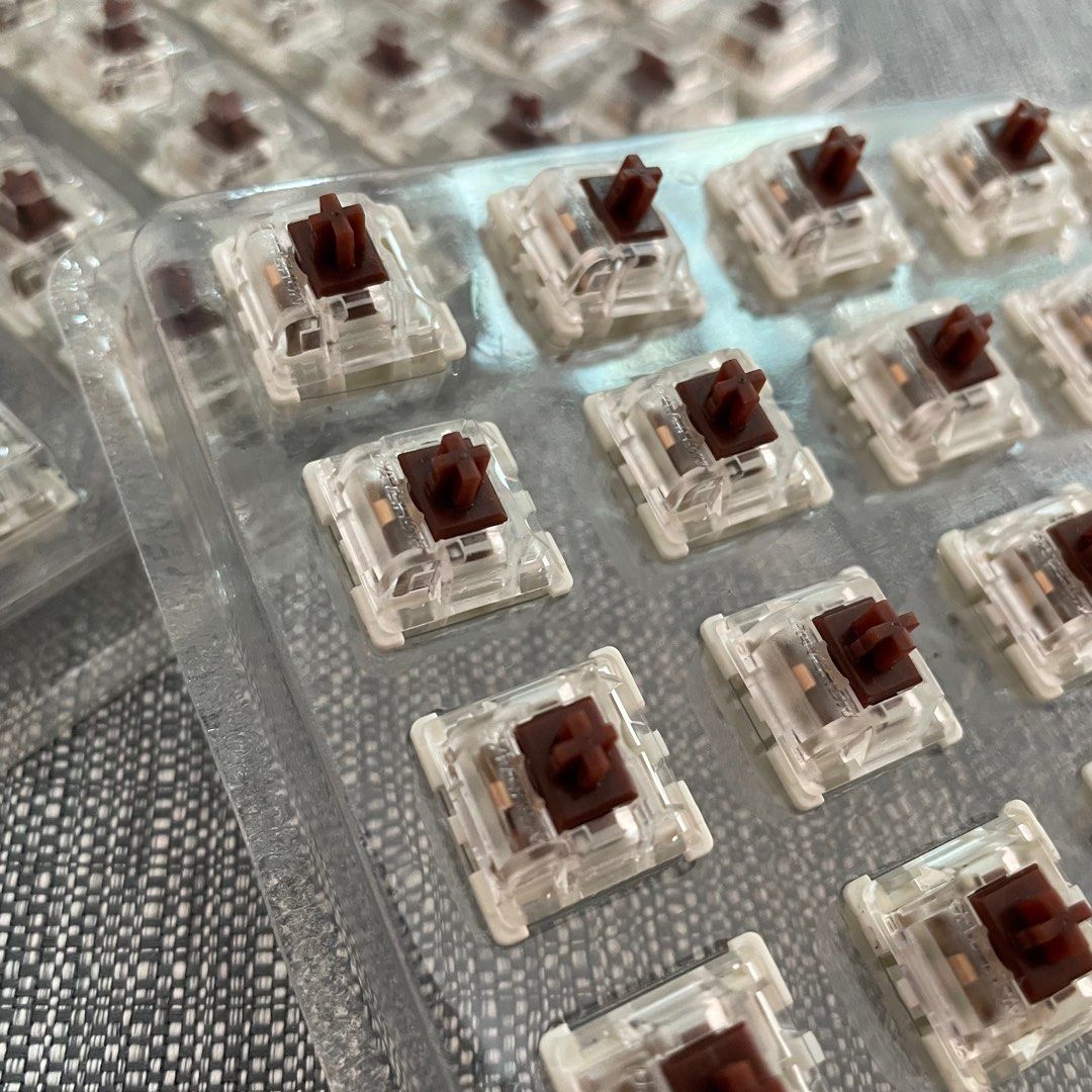 GATERON BROWN SWITCHES FOR HOT-SWAPPABLE MECHANICAL KEYBOARD [68 PCS ...