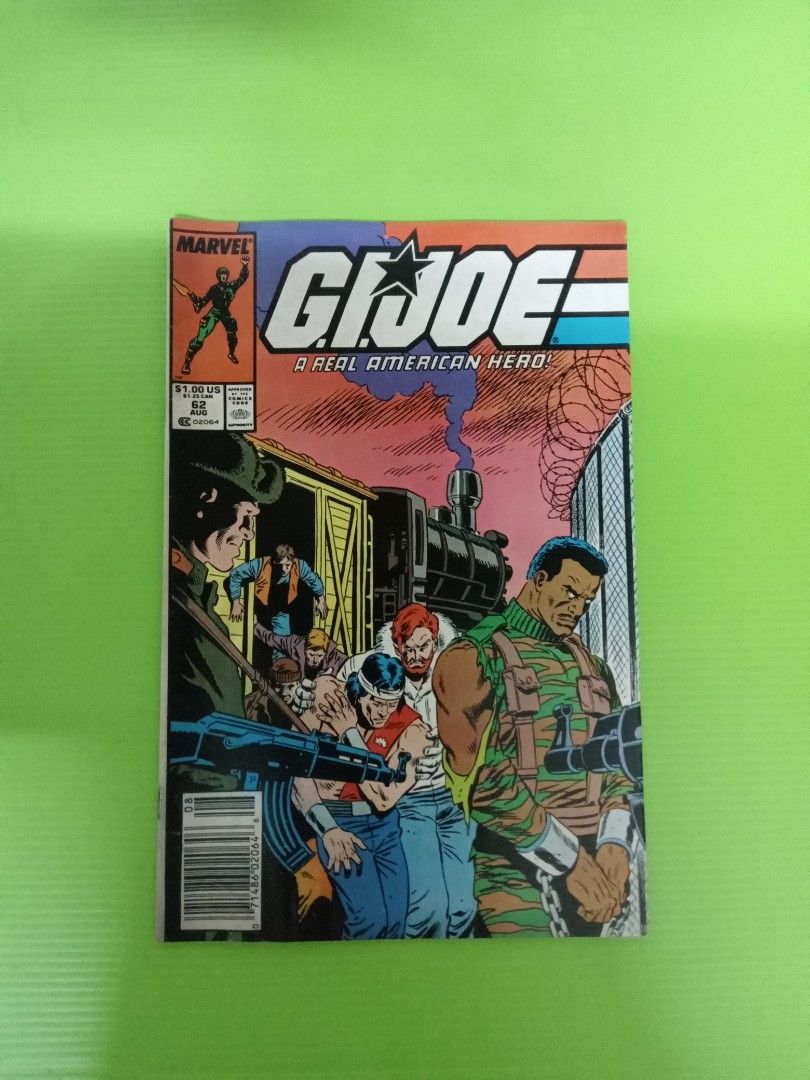 G.I.Joe: A Real American Hero #62 ( Mike Zeck - Cover Art ) Marvel ...