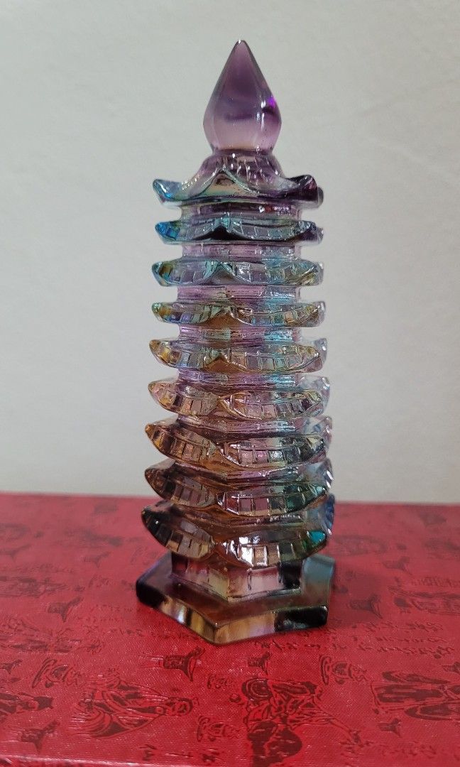 Glass crafted pagoda, Furniture & Home Living, Home Decor, Other Home ...