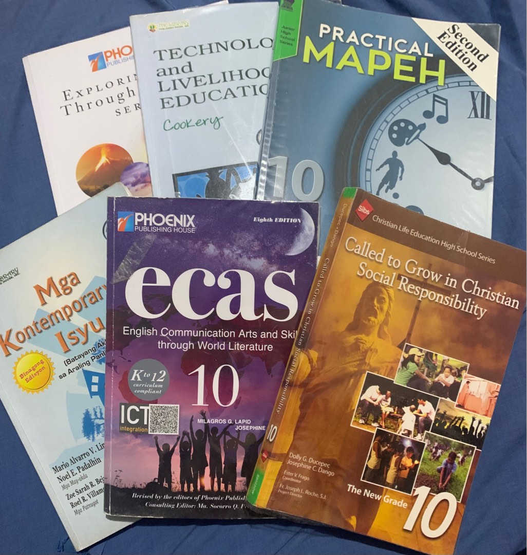 GRADE 10 books, Hobbies & Toys, Books & Magazines, Textbooks on Carousell