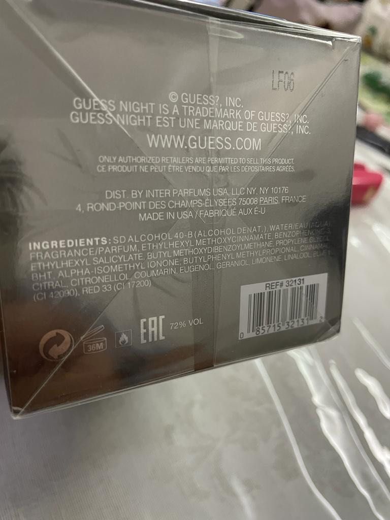 GUESS NIGHT EDT Men / Homme, Beauty & Personal Care, Fragrance ...