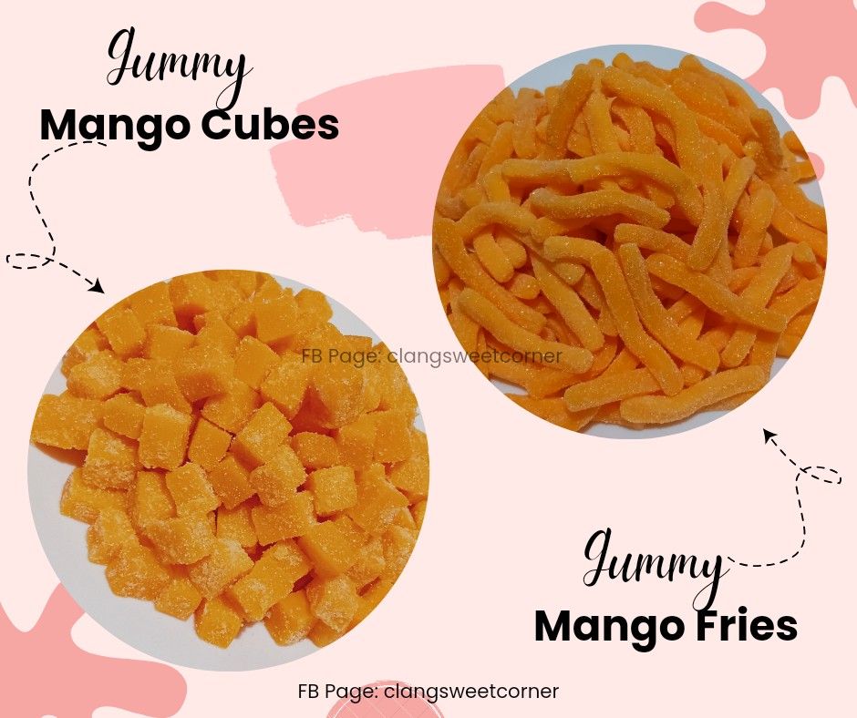 Gummy Mango Cubes | Mango Fries on Carousell