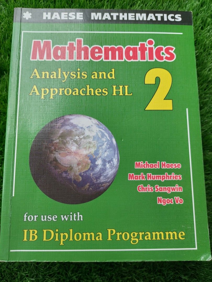 Haese Mathematics Analysis and Approaches HL for IB Diploma 2, Hobbies ...