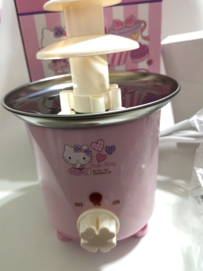 Hello Kitty Chocolates fountain fondue maker sanrio, Furniture & Home ...