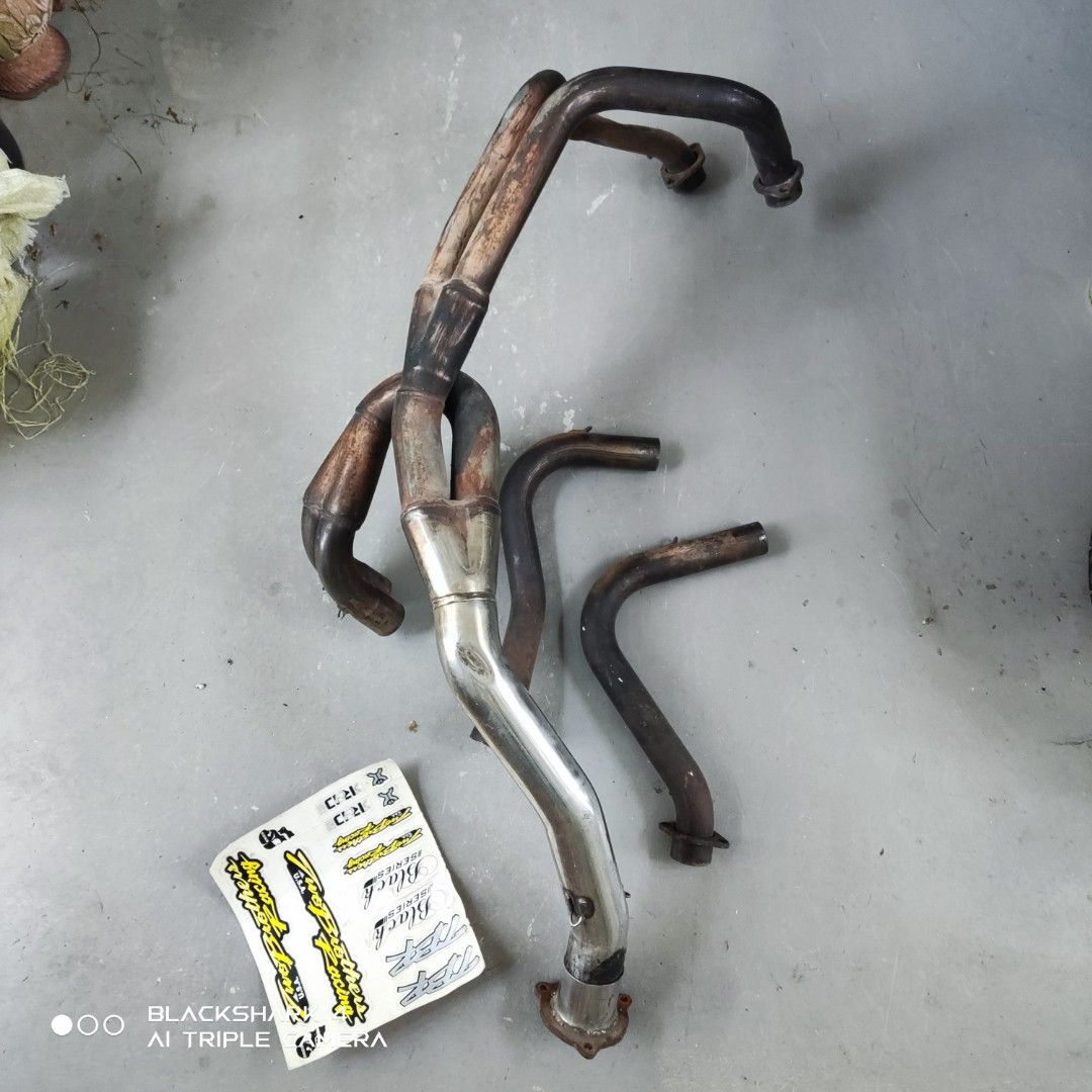 Honda NC35 rvf400 exhaust header, Motorcycles, Motorcycle Accessories ...