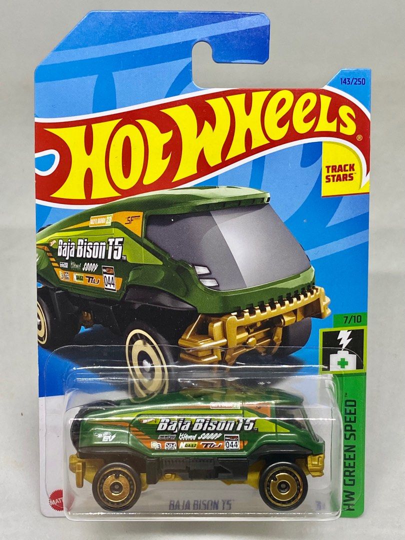 Hot Wheels VW Volkswagen BAJA BISON T5 Green Pickup Van Truck EV ...