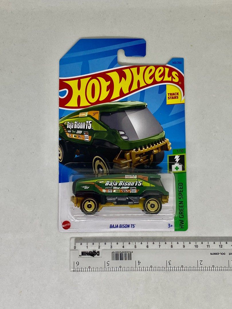 Hot Wheels VW Volkswagen BAJA BISON T5 Green Pickup Van Truck EV ...