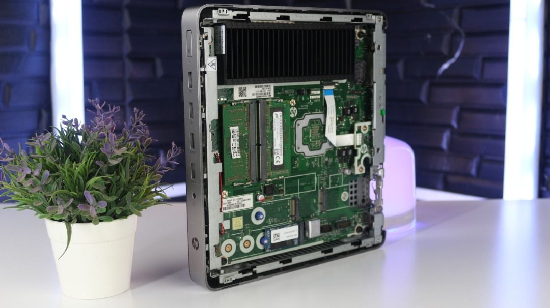 HP THIN CLIENT T630 8gb 120gb M.2 SSD DISPLAY PORT w/ POWER ADPTR ...