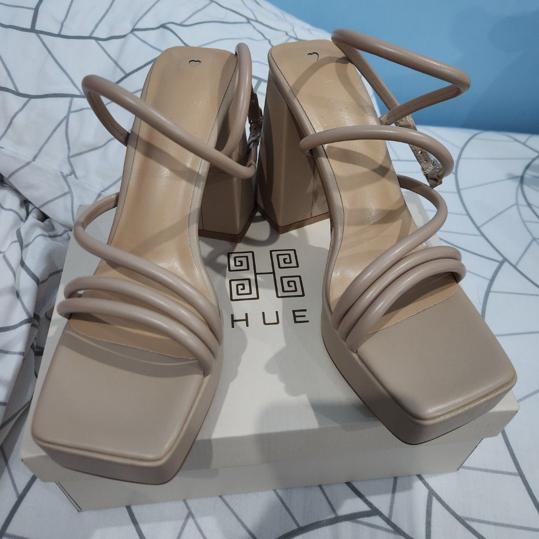 Hue Manila Nacola Naturale Heels Shoes Strap, Women's Fashion, Footwear ...