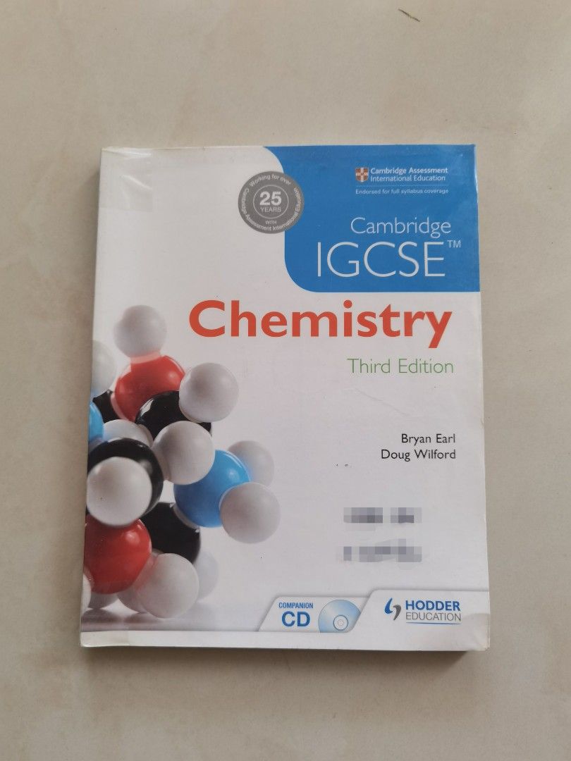 Cambridge IGCSE Chemistry (Hodder Education) textbook, Hobbies & Toys ...