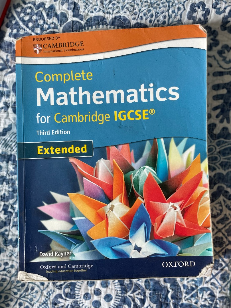 Igcse Extended Mathematics Textbook Hobbies And Toys Books