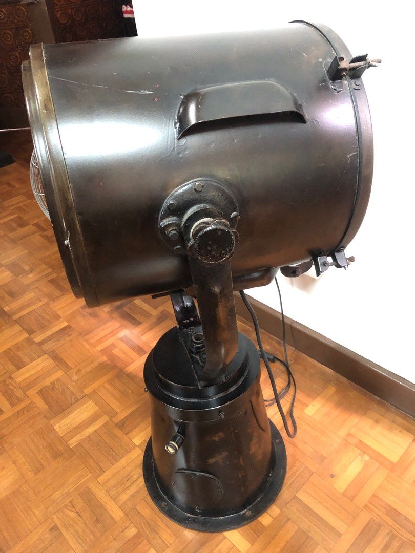 Industrial Converted Brass SEARCHLIGHT from decommissioned sea vessels ...