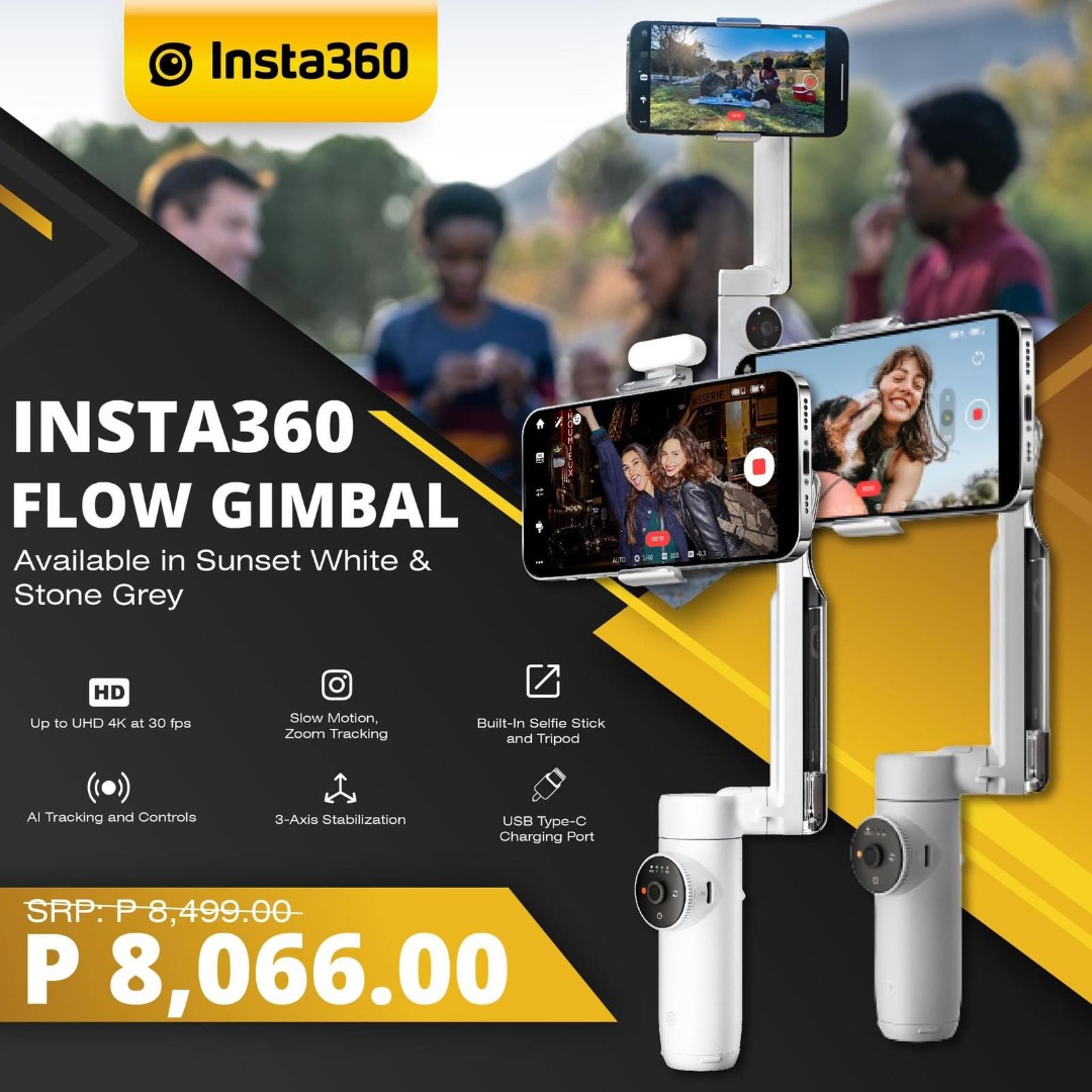 Insta360 Flow, Photography, Photography Accessories, Camera Bags ...