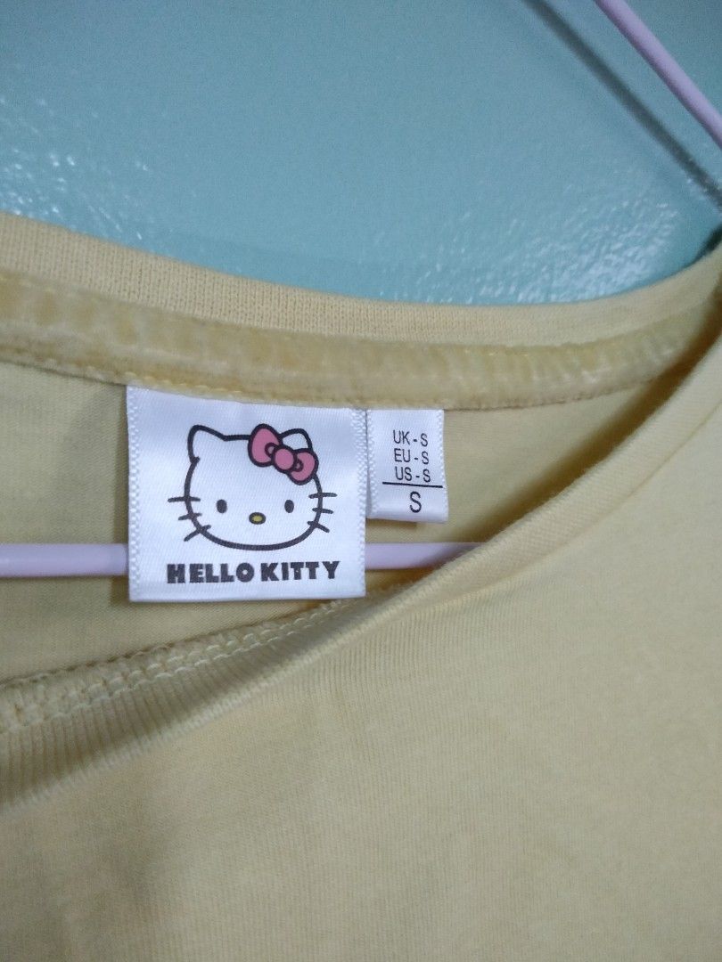 Japanese Hello Kitty yellow shirt, Women's Fashion, Tops, Shirts on ...